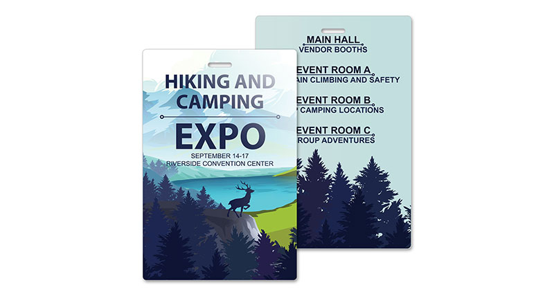 ID Badges | Custom Printed For Tradeshows & Conferences