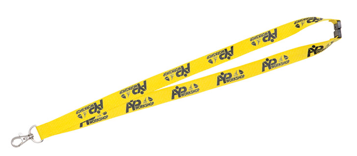 Personalised lanyards in 20mm recycled eco friendly PET